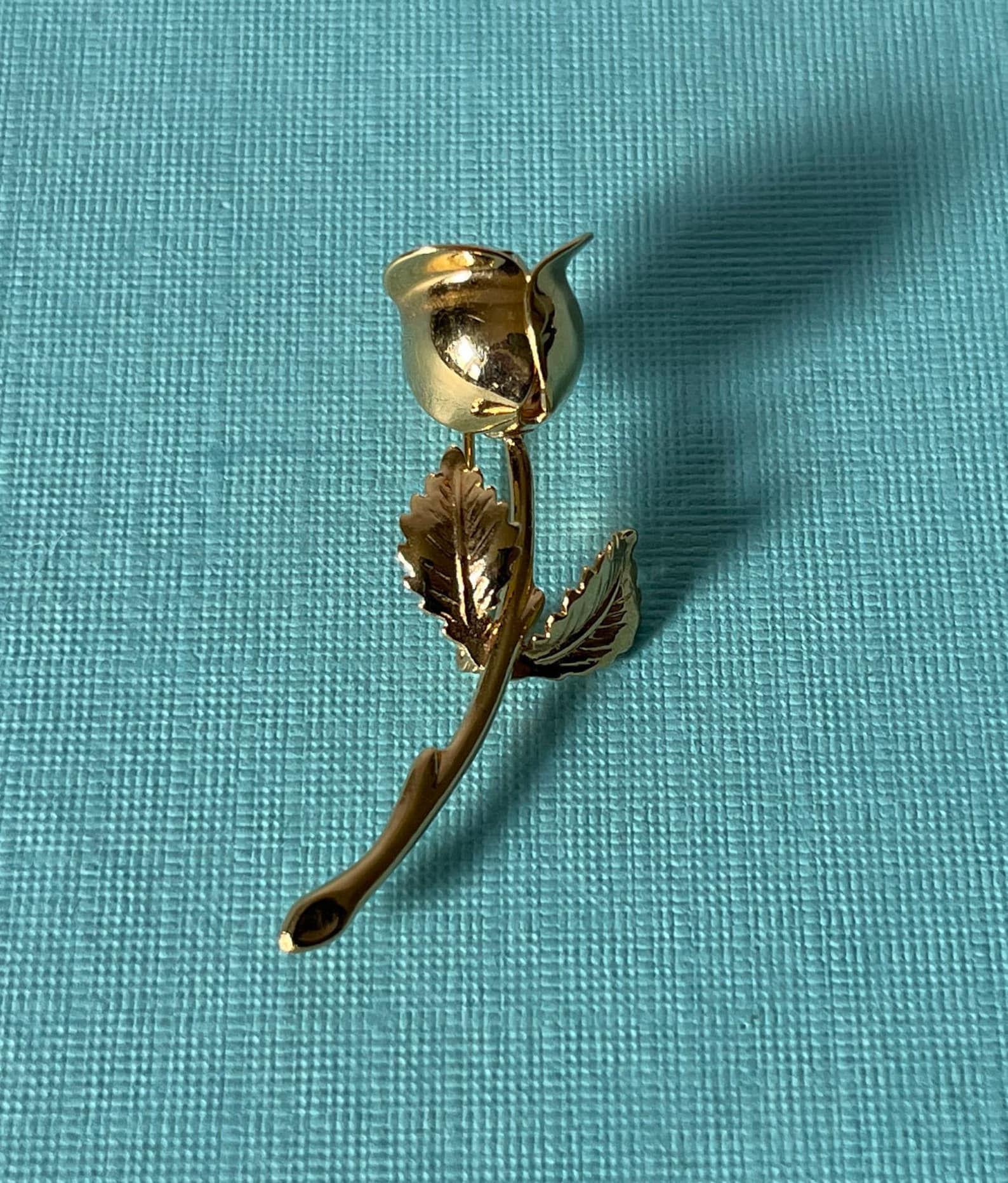 Vintage Rose Pin Single Rose Pin Flower Pin the Bachelor - Etsy