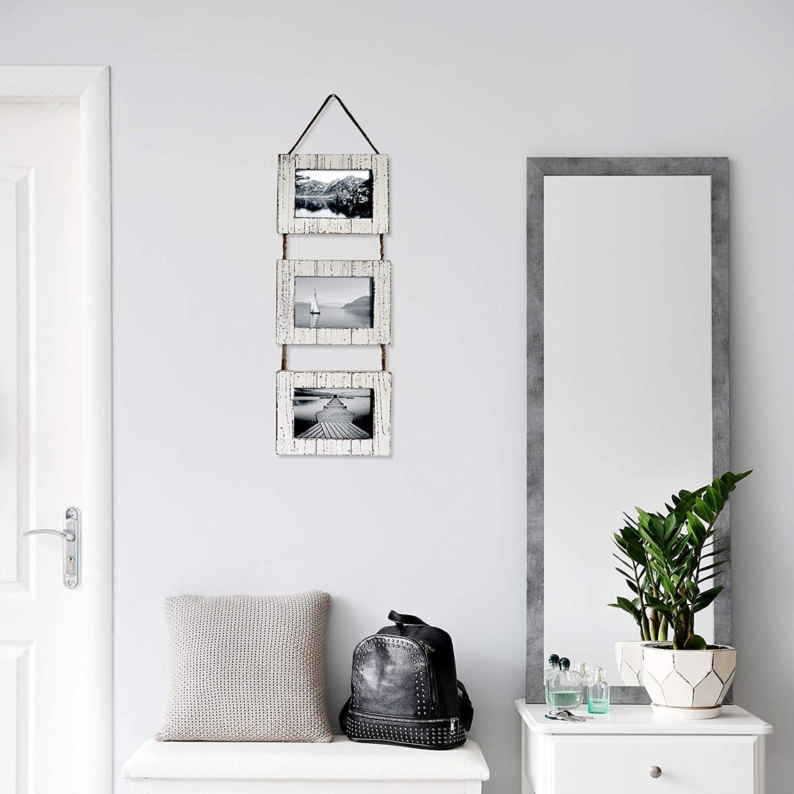 Rustic Farmhouse Distressed Picture Frames Vertical Wood Photo - Etsy
