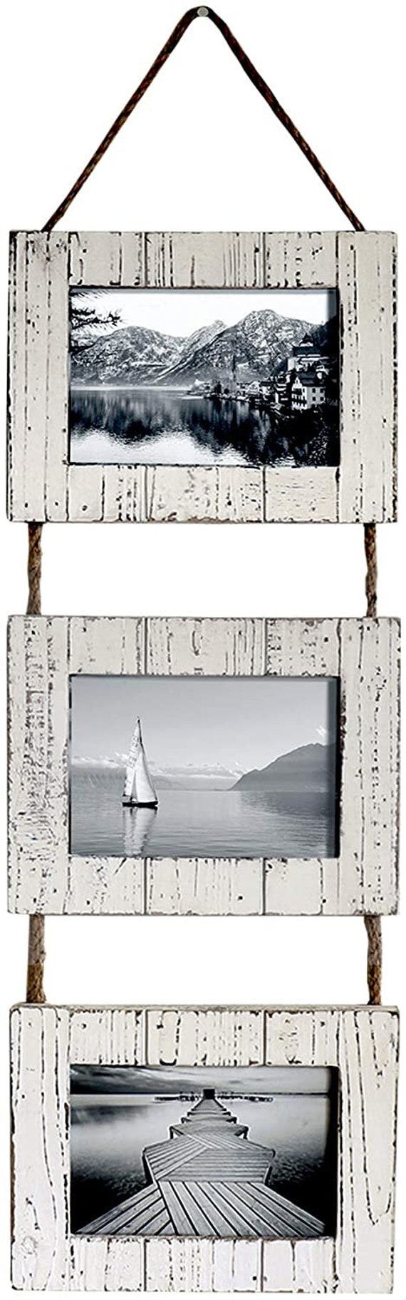 Rustic Farmhouse Distressed Picture Frames Vertical Wood Photo - Etsy