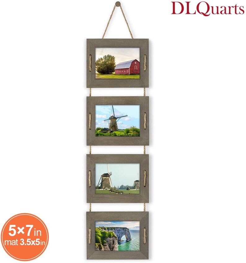 Collage Picture Frame Display 4 Photos on Your Wall - Etsy