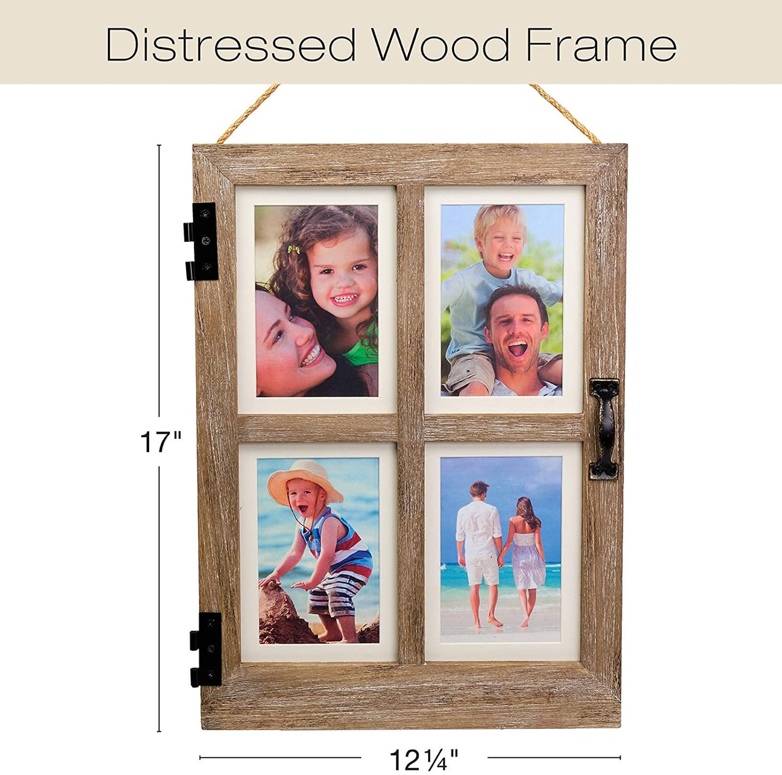 Vintage Farmhouse Window Photo Frame: Rustic Hanging - Etsy