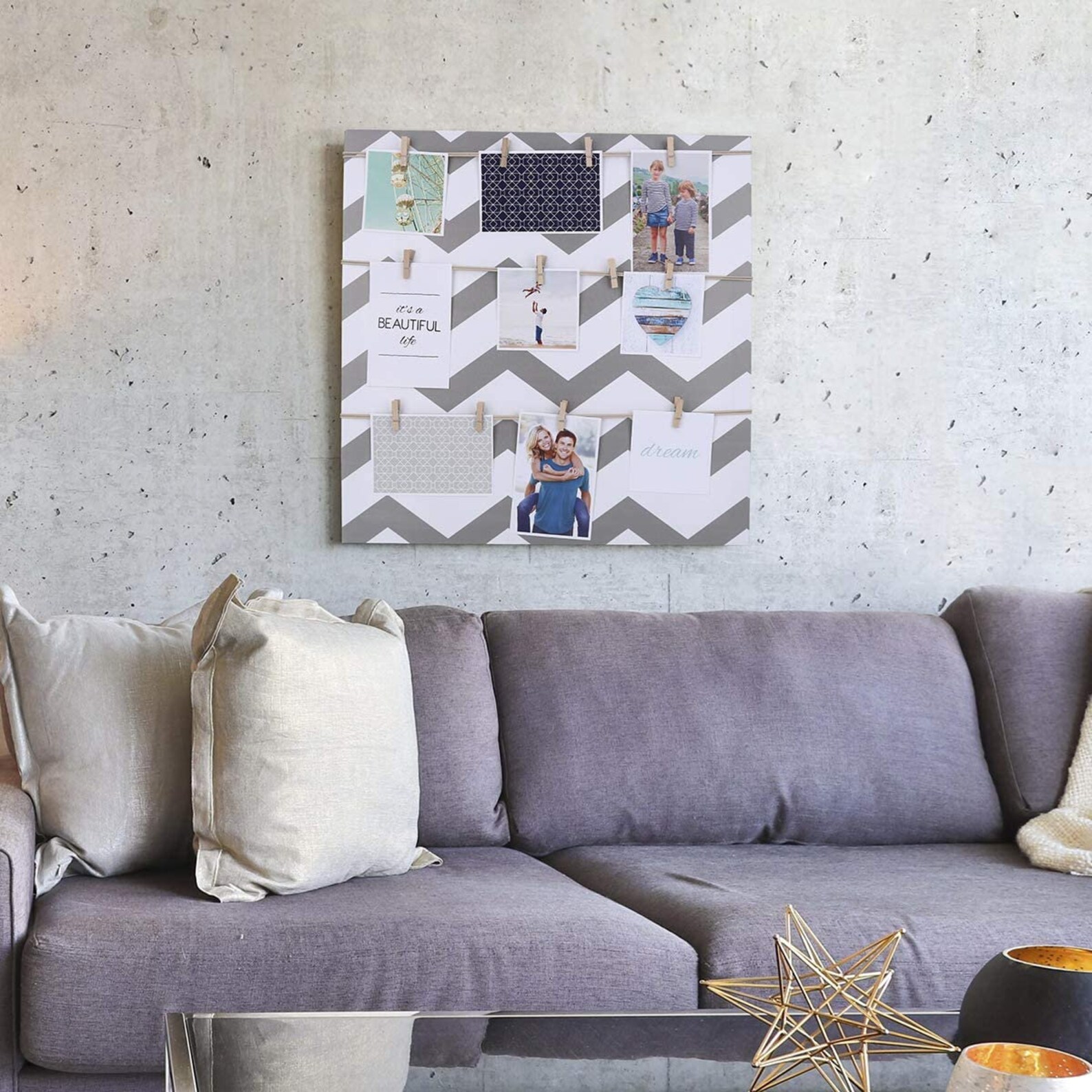 Clip Photo Holder Photo Collage Frame Large Picture Display - Etsy