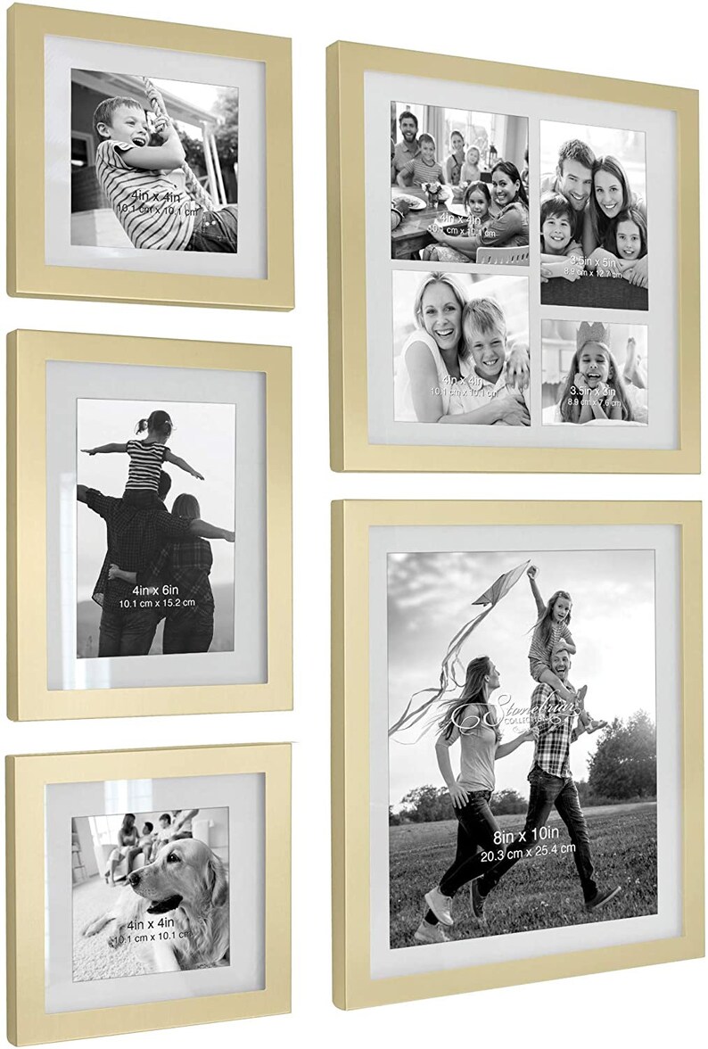 Decorative Stamped 5 Piece Photo Frame Set Wall Hanging - Etsy