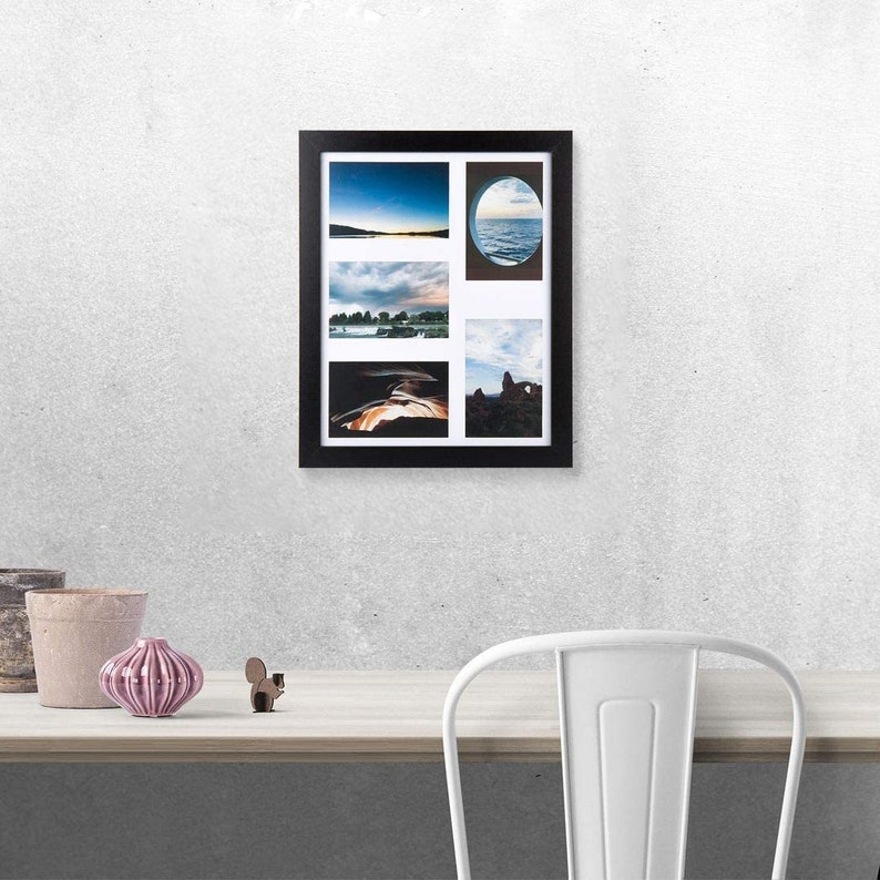 Premium 11x14 Collage Picture Frame Five 4x6 Openings - Etsy