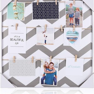 Clip Photo Holder, Photo Collage Frame, Large Picture Display Frame ...