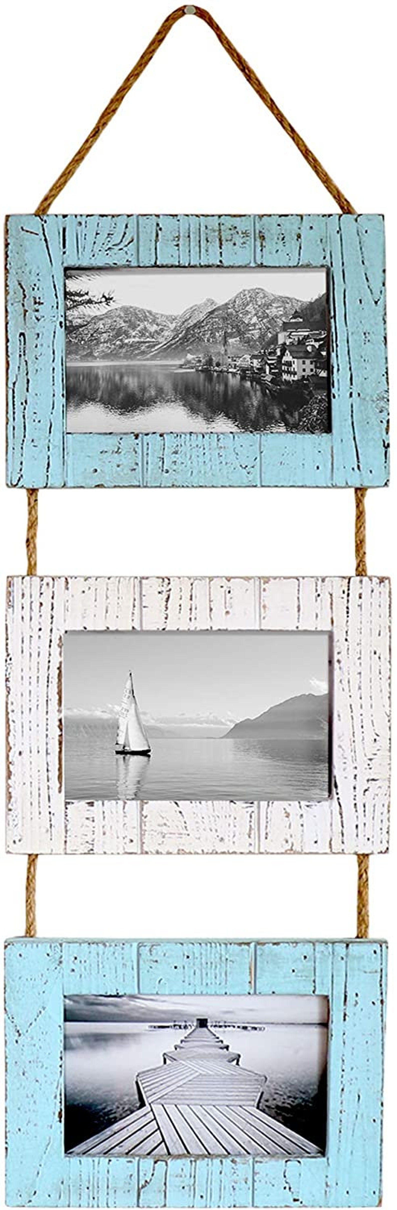 Rustic Farmhouse Distressed Picture Frames Vertical Wood Photo - Etsy