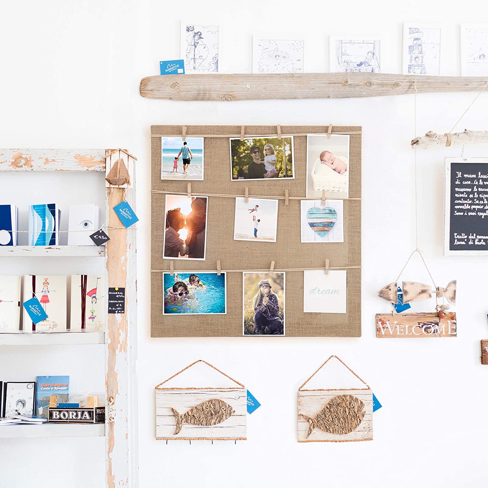 Clip Photo Holder Photo Collage Frame Large Picture Display - Etsy