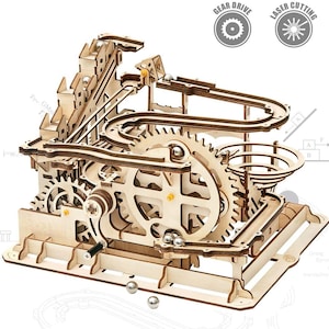 Mechanical 3D Wooden Puzzle Model Kit Adult Craft Set Educational Toy ...