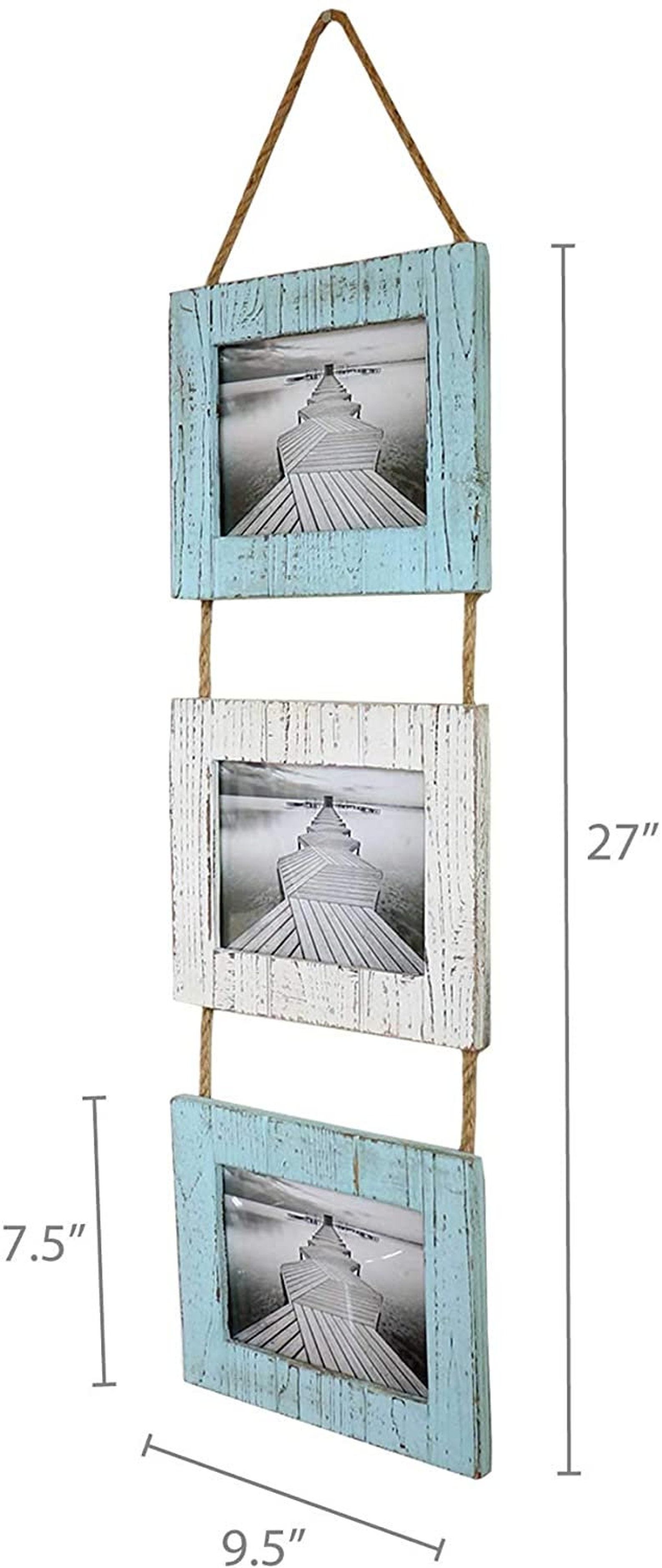 Rustic Farmhouse Distressed Picture Frames Vertical Wood Photo - Etsy