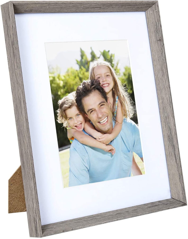 8x10 Picture Frame With High Definition Glass Face Display | Etsy