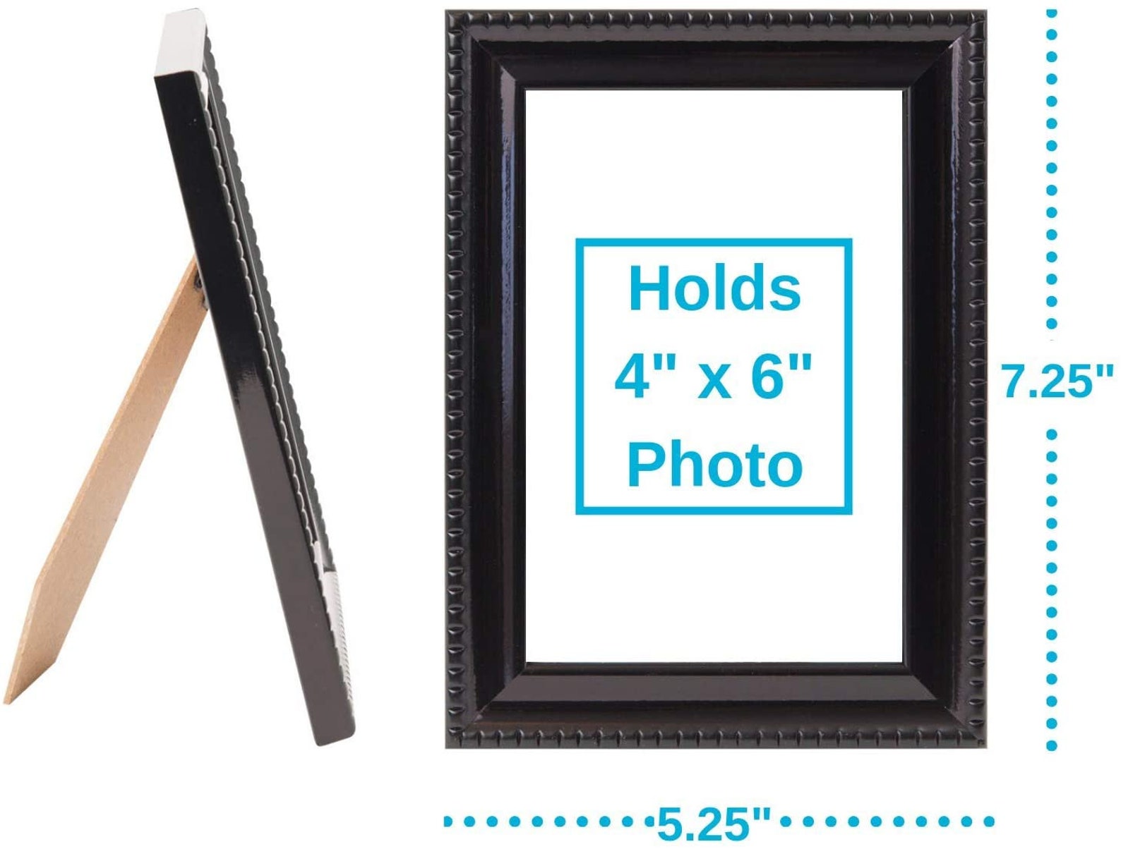 Picture Frame Set 12 Pack 4x6 Inches Wood Glass Multi - Etsy