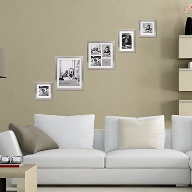 Decorative Stamped 5 Piece Photo Frame Set Wall Hanging - Etsy