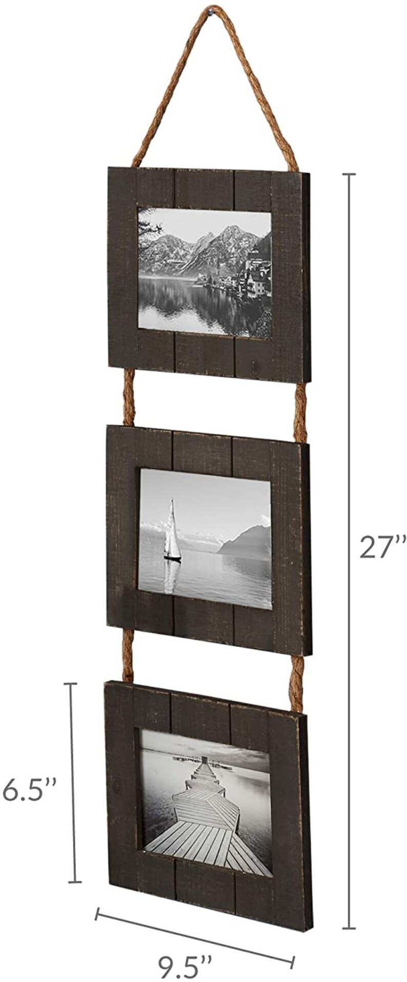 Rustic Farmhouse Distressed Picture Frames Vertical Wood Photo - Etsy