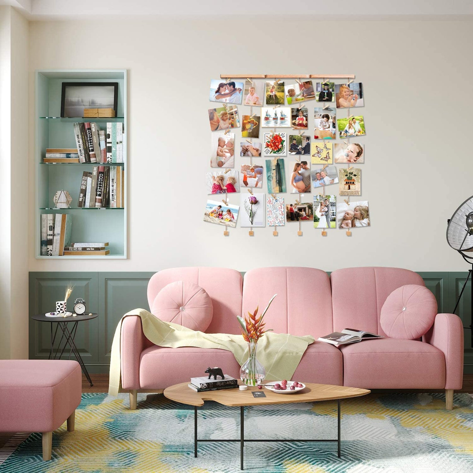 Wall Hanging Picture Frames 26 X 29inch With 30 Wooden Clips - Etsy