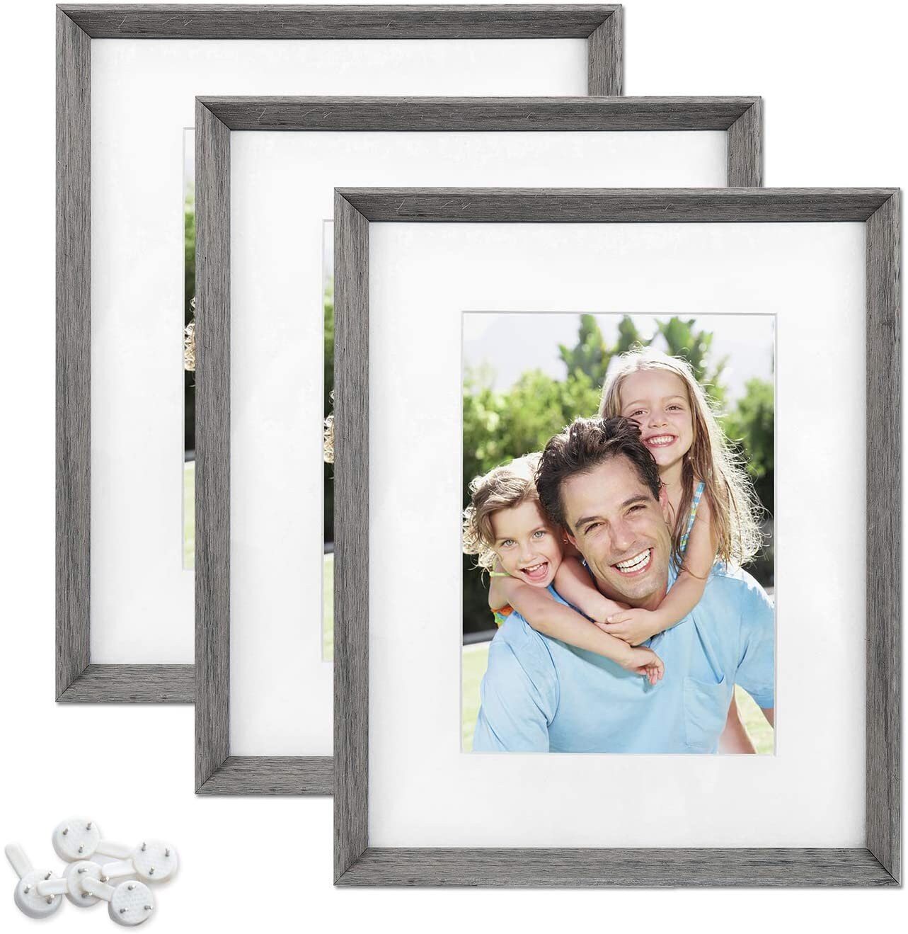8x10 Picture Frame With High Definition Glass Face Display | Etsy