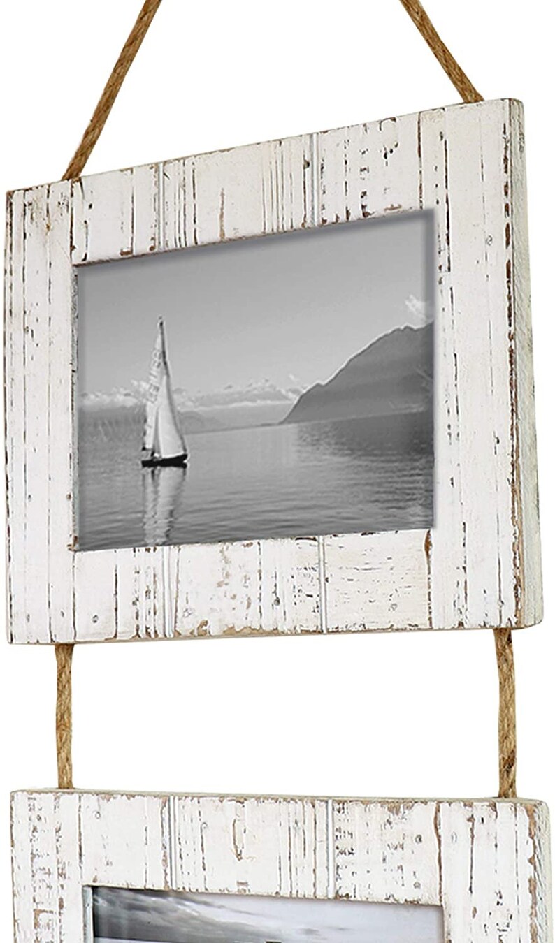 Rustic Farmhouse Distressed Picture Frames Vertical Wood Photo - Etsy