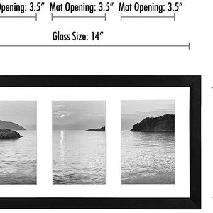 Collage Picture Frame Display Three Photos on Your Wall Perfect as a ...