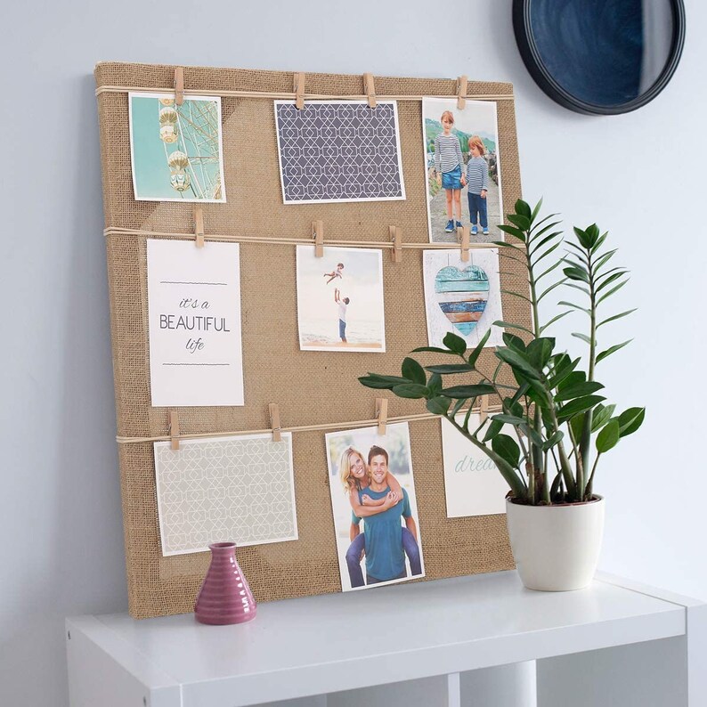 Clip Photo Holder Photo Collage Frame Large Picture Display - Etsy