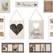 Rustic Collage Gallery Wall Kit Picture Frame Set Multi Size - Etsy