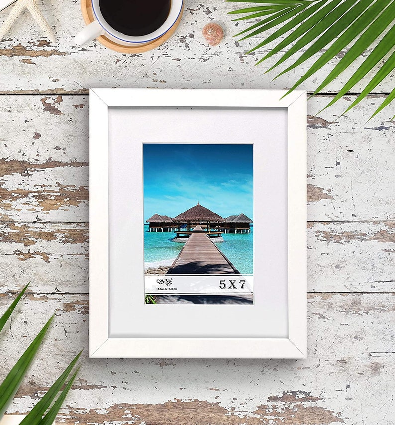 Picture Frame With Mat Set of 5 Made to Display Large Wall | Etsy