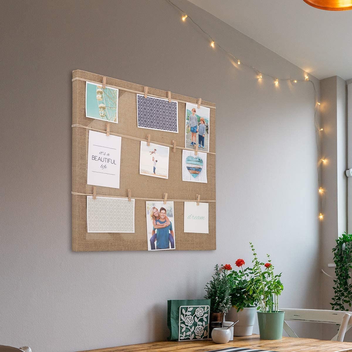 Clip Photo Holder Photo Collage Frame Large Picture Display | Etsy