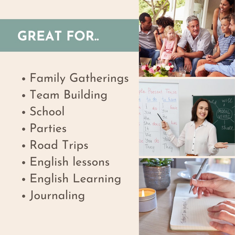 Conversation Starter Cards | | Icebreaker Game | English Learning ...