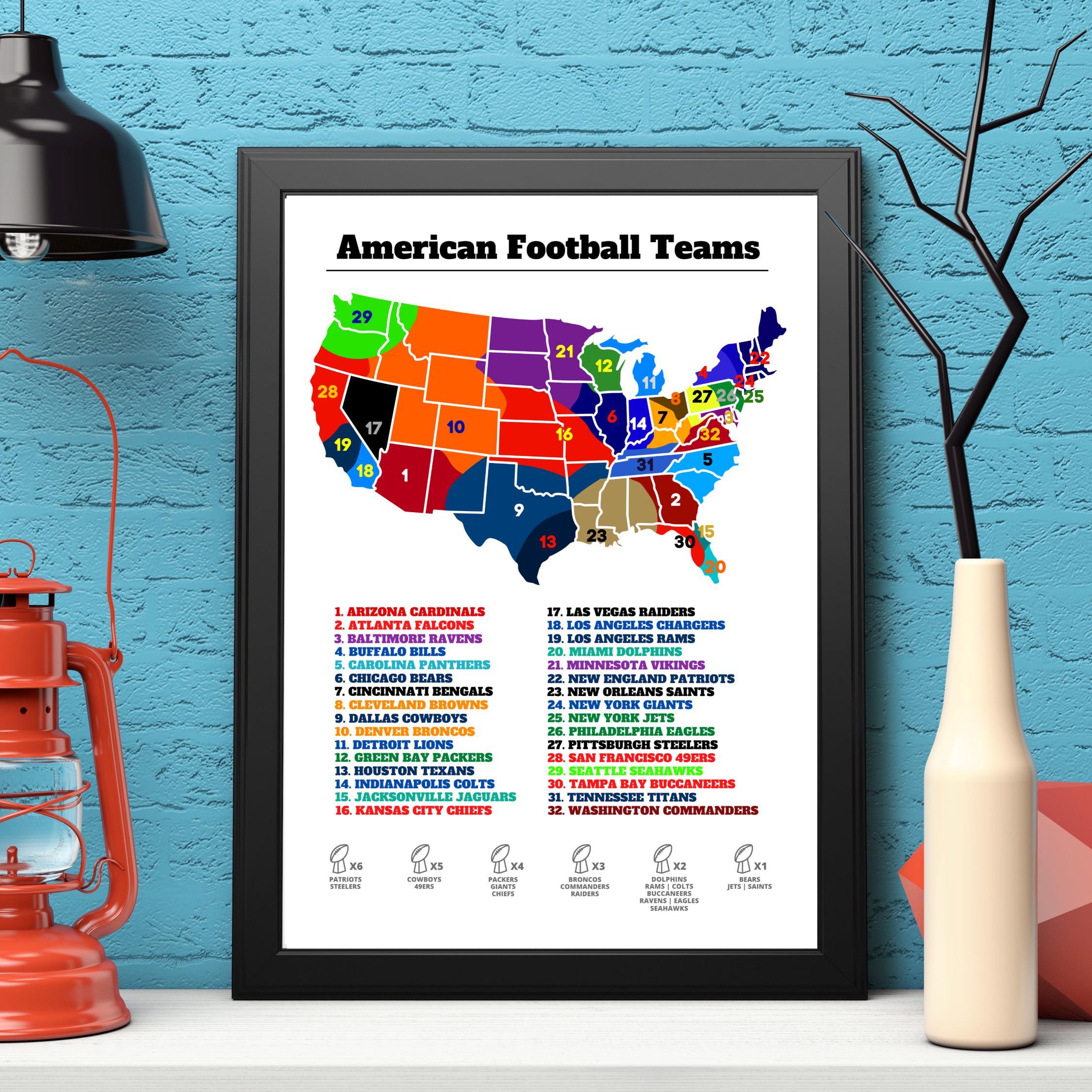 States With 2 Nfl Teams