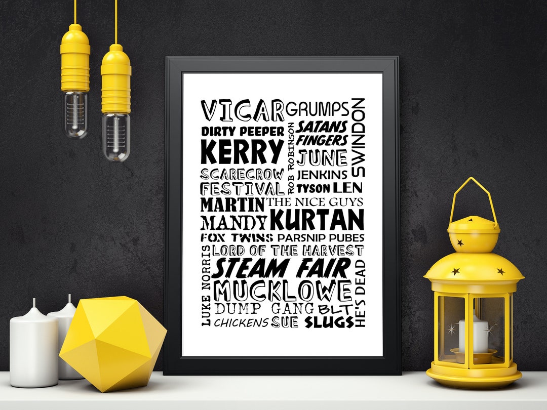 This Country Word Art Print TV Show Dad Brother Mum Sister Gift Present ...