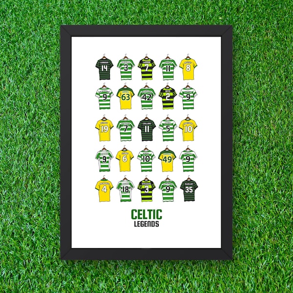 Celtic Football Art - Etsy UK