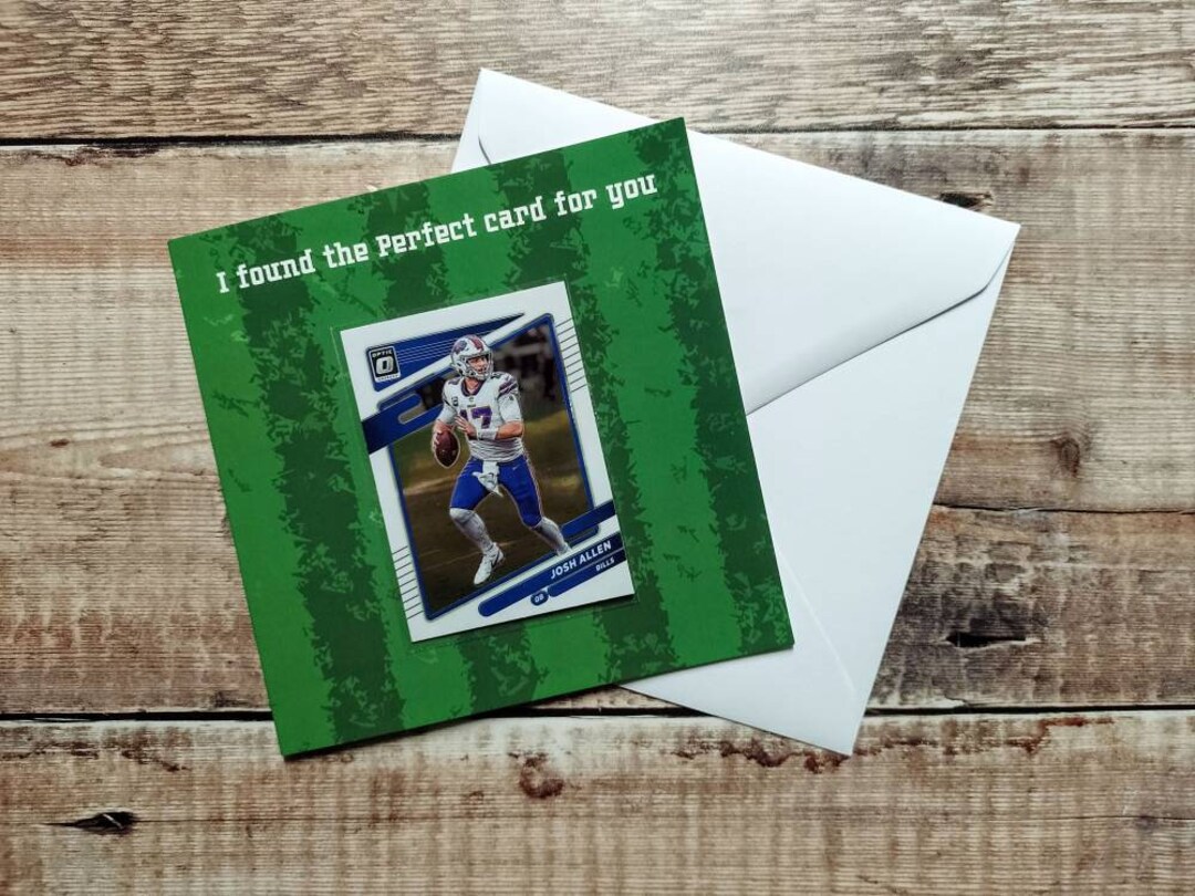 Tarjeta de cumpleaños de fútbol americano de los Buffalo Bills Con ...