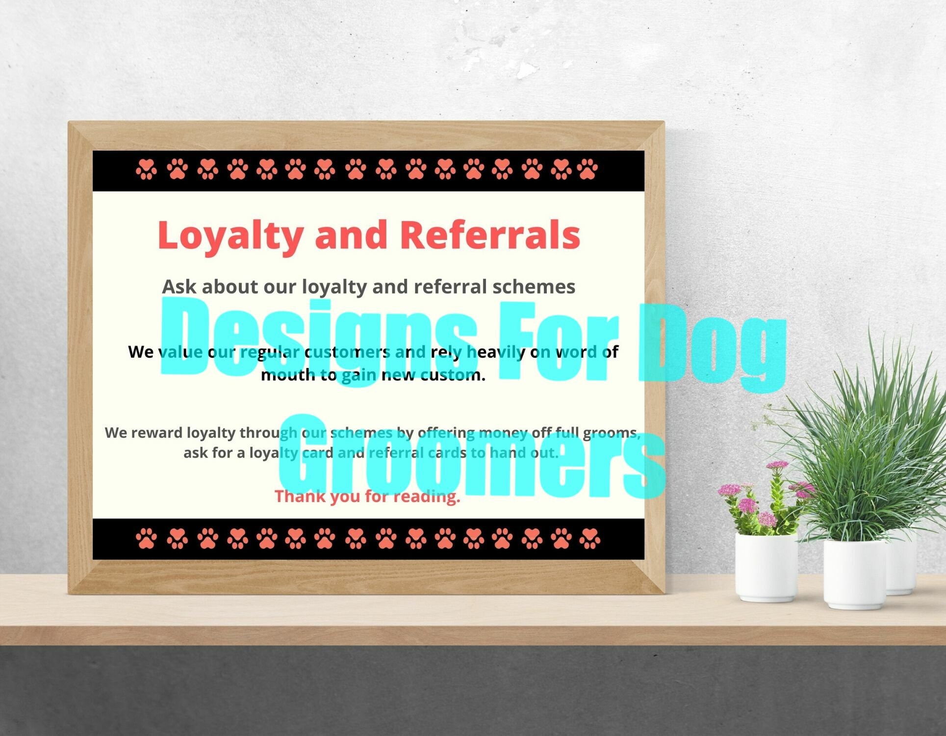 8 Dog Grooming Salon Posters/wall Signs Instant Download | Etsy