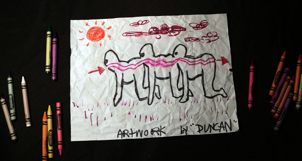 Human Centipede Drawing