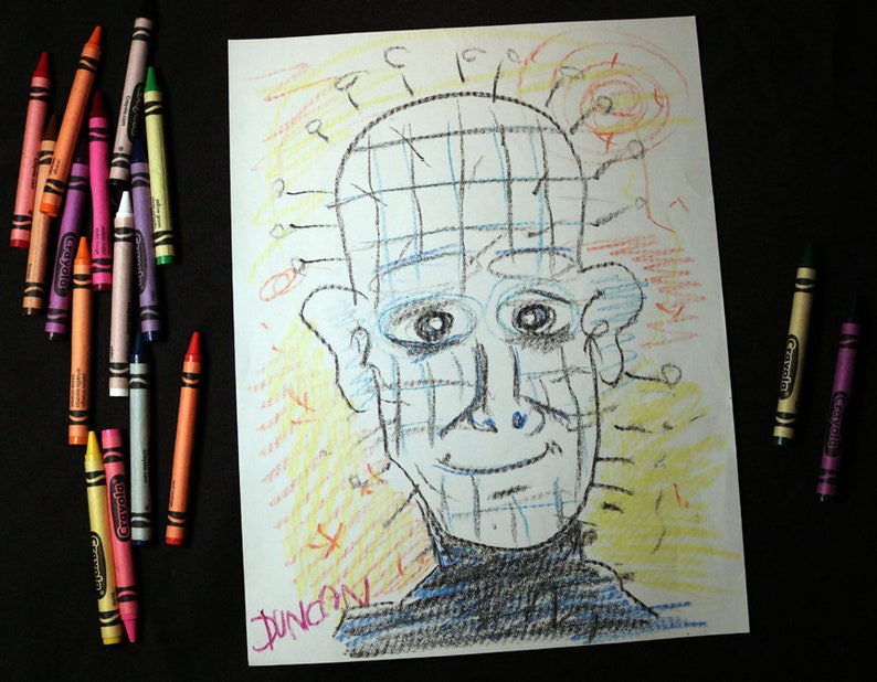 PINHEAD, Drawing by Duncan - Etsy