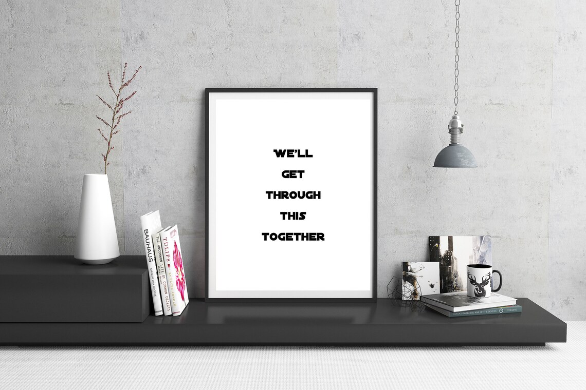Together We'll Get Through This Together Quote - Etsy Denmark