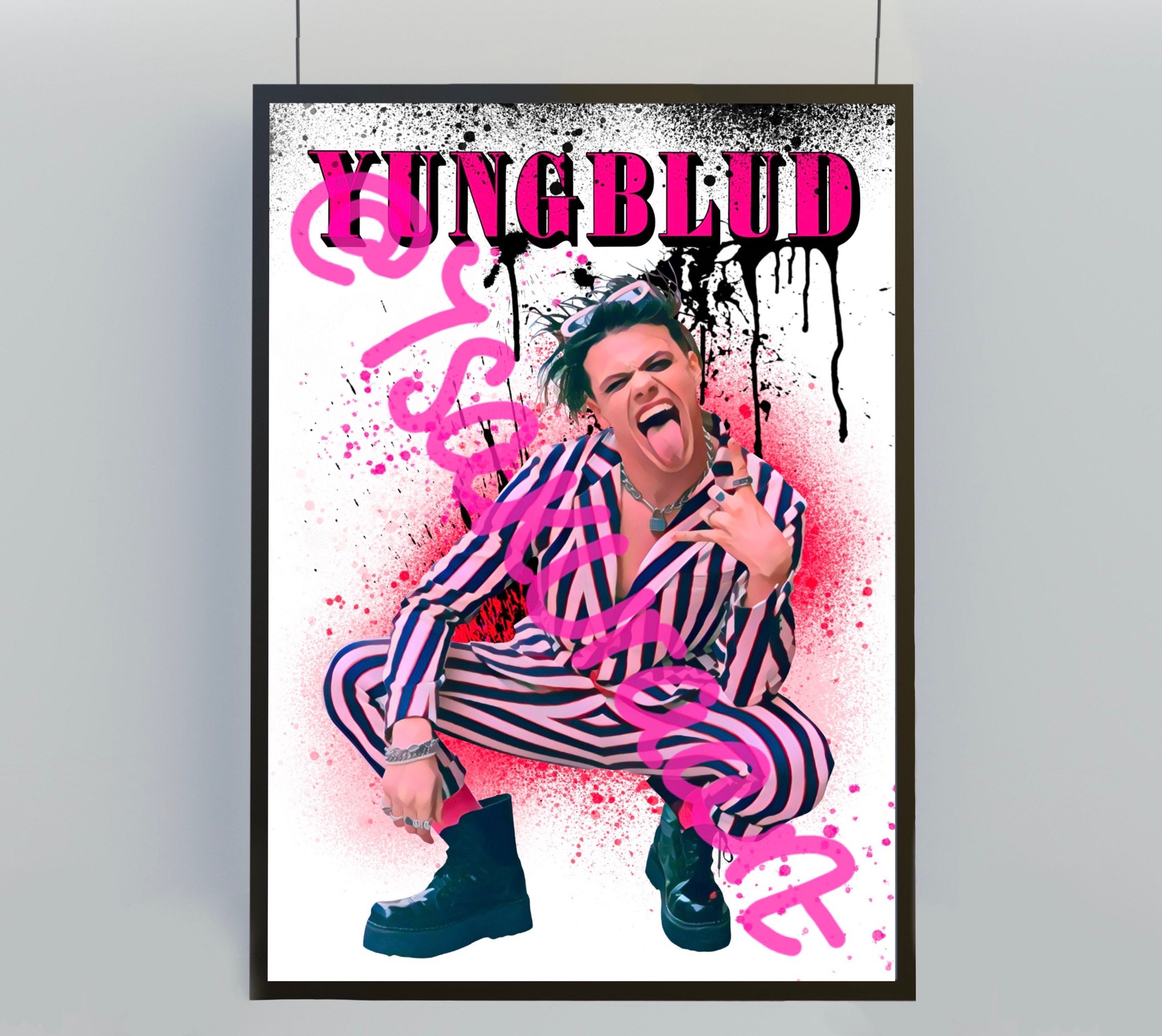Yungblud Art Print Yungblud Poster Yungblud Weird Album | Etsy