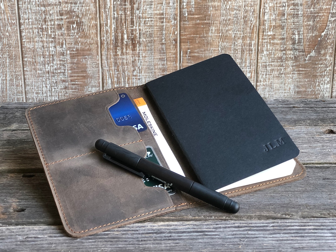 Personalized Corporate Gift, Leather Journal Cover. Field Notes Cover ...