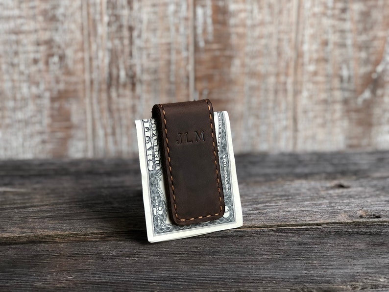 Personalized Leather Money Clip. Custom Money Clip. Engraved - Etsy ...