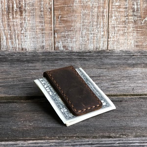 Personalized Leather Money Clip. Custom Money Clip. Engraved Money Clip ...