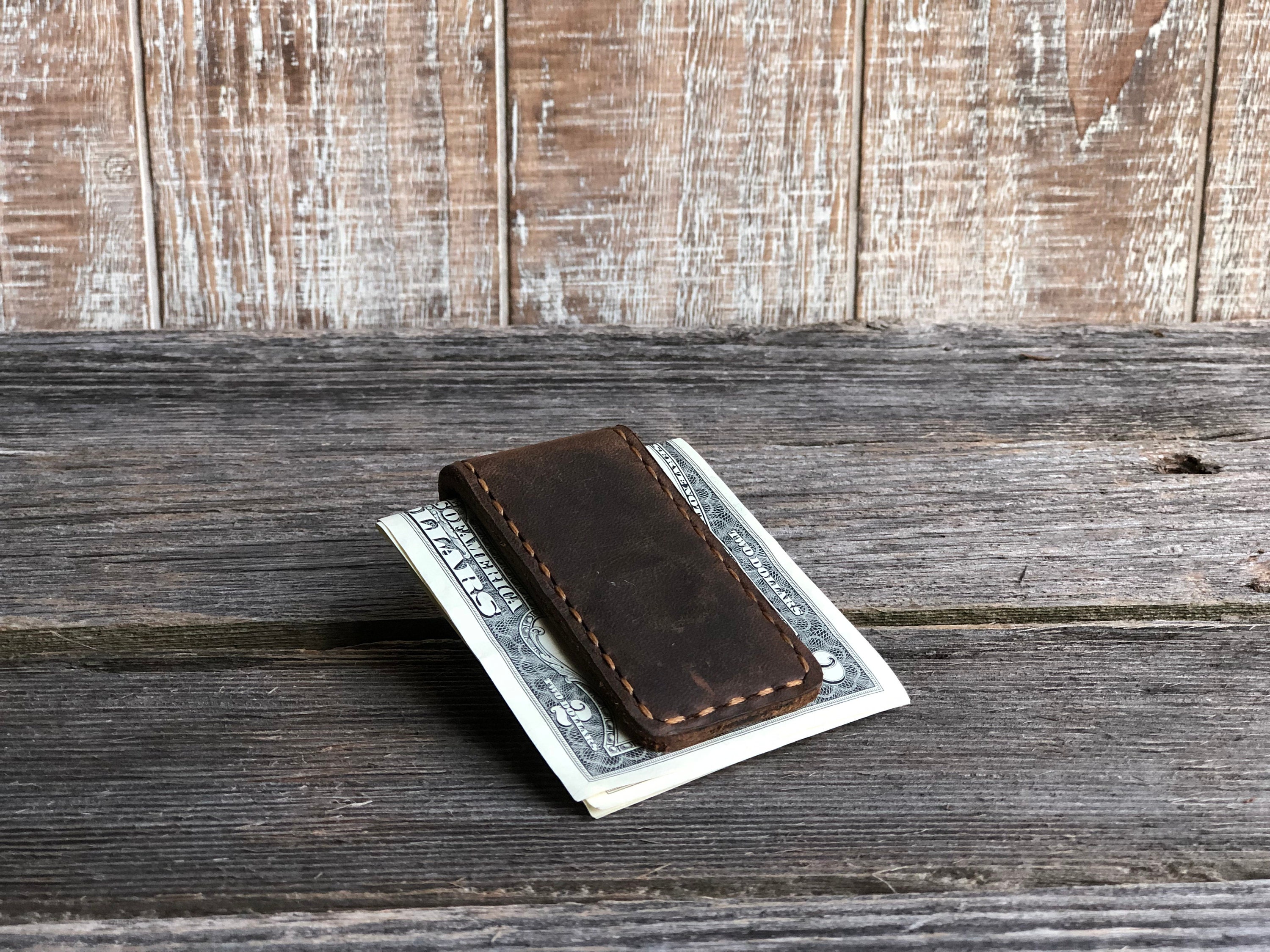Personalized Leather Money Clip. Custom Money Clip. Engraved - Etsy ...