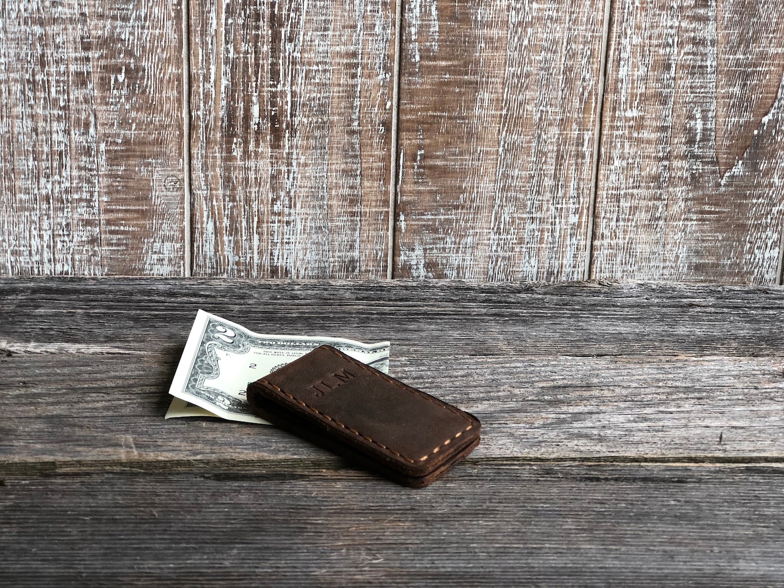 Personalized Leather Money Clip. Custom Money Clip. Engraved - Etsy