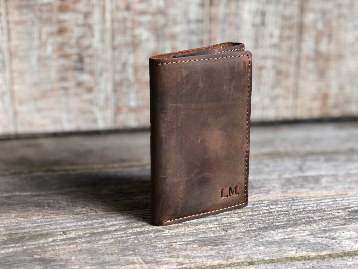 Personalized Trifold Wallet Leather Wallet Handmade Wallet - Etsy