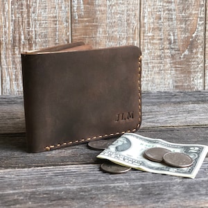 Mens Wallet With Coin Pocket, Men’s Coin Wallet, Personalized Bifold ...