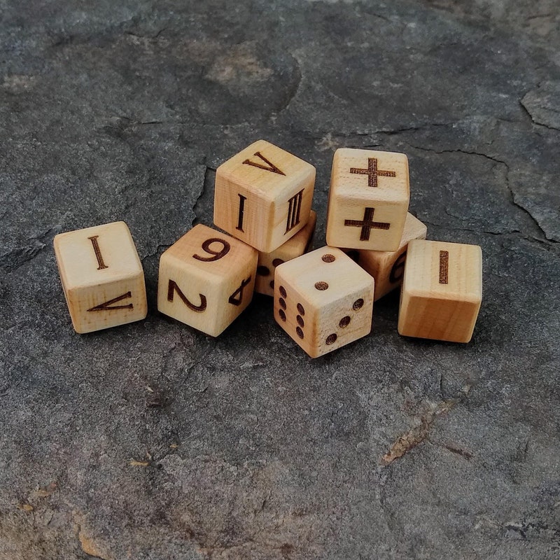 3 Sided Dice - Etsy