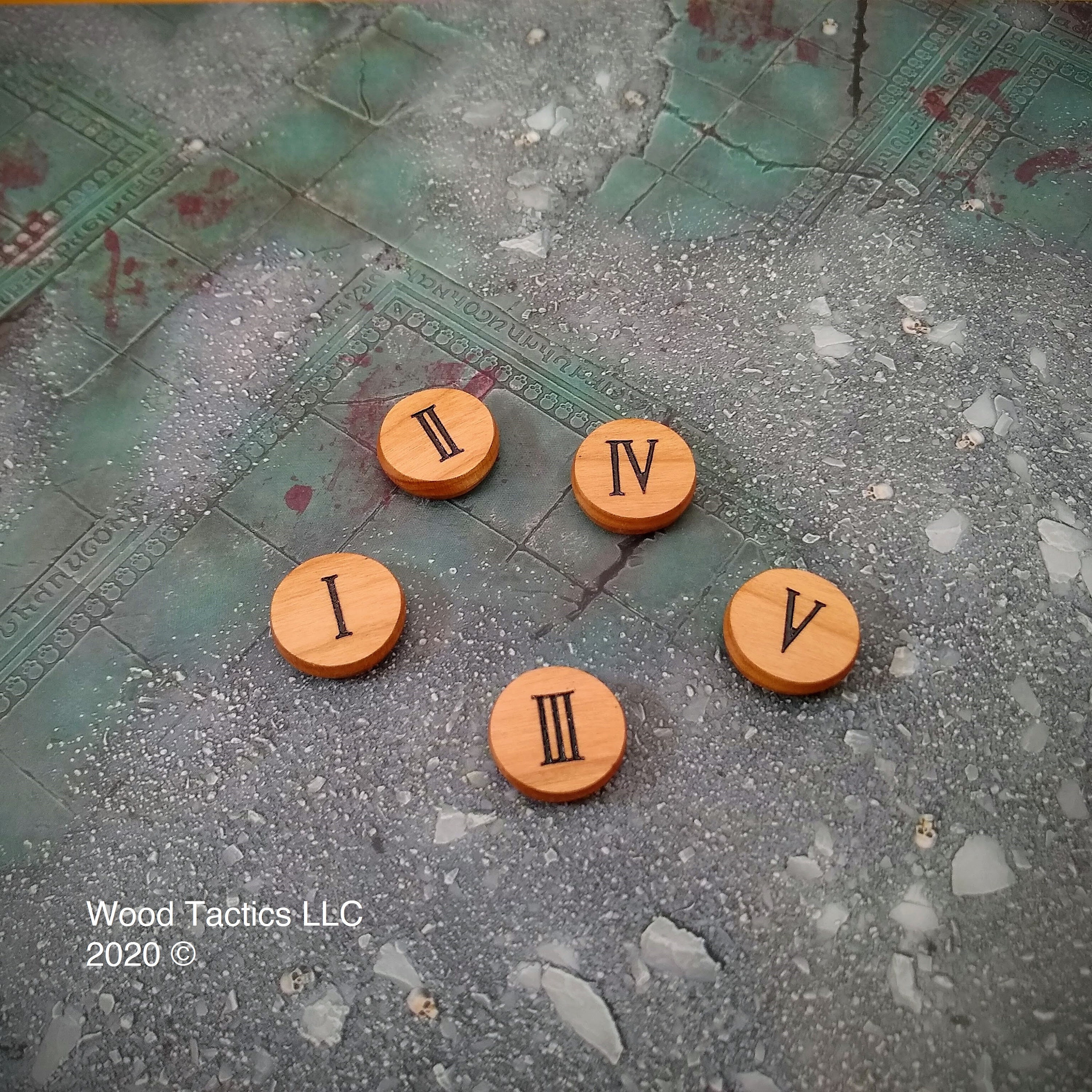 Number Game Tokens Standard Numbers 1-10/roman Numerals 1-10 - Etsy