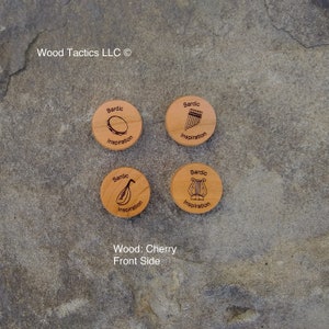 Dnd 5e Bardic Inspiration Hardwood Tokens, Made From Select American ...
