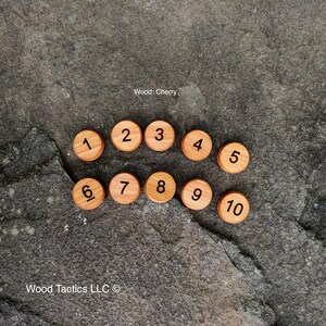 Number Game Tokens Standard Numbers 1-10/roman Numerals 1-10 or Custom ...