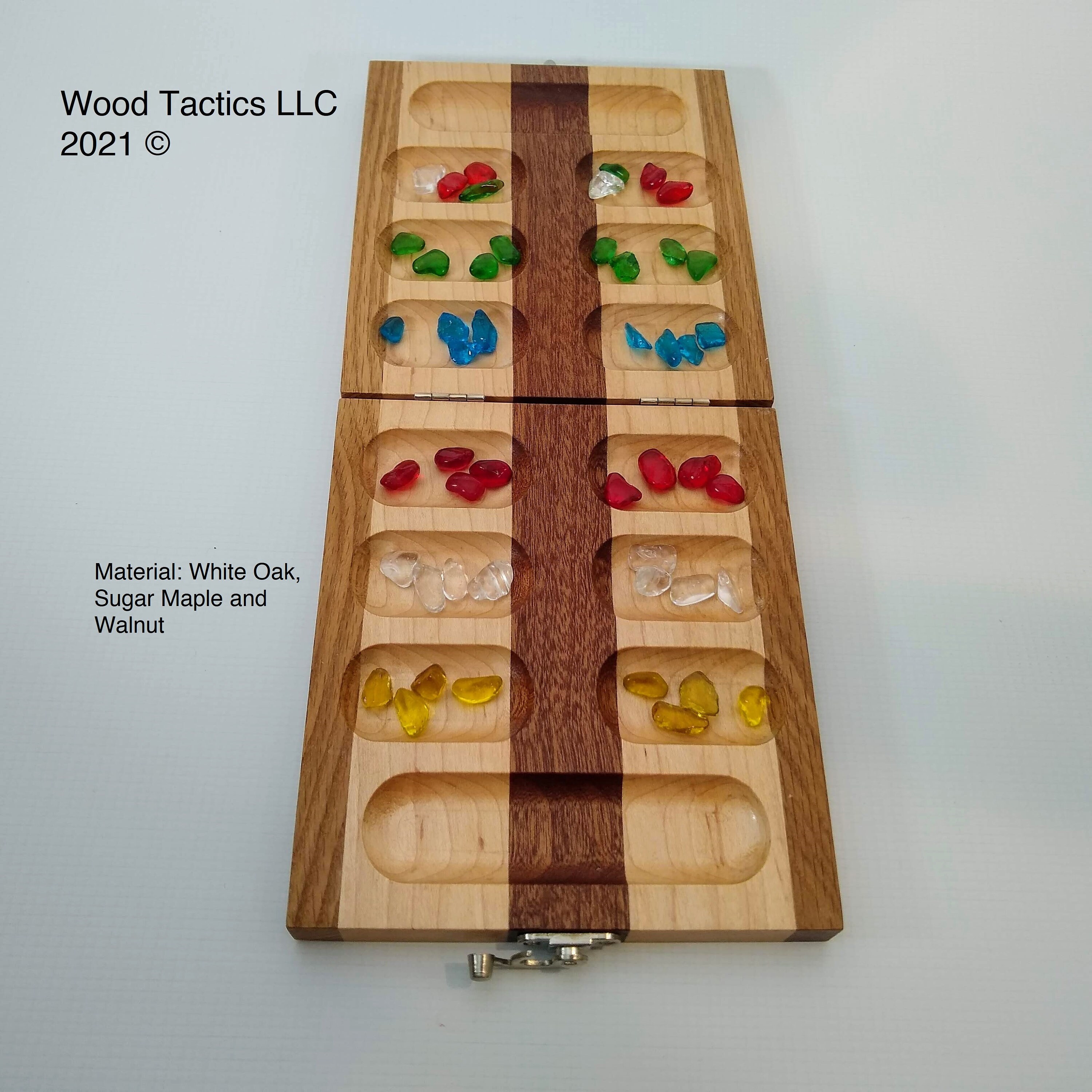 Mancala Folding Full Size Board Made From North American | Etsy