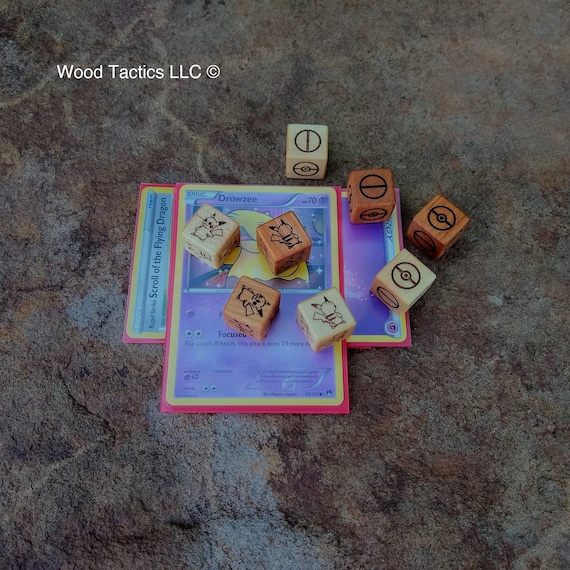 Pokemon TCG Dice 16mm coin Flip Dice Coint Toss Dice With - Etsy Australia