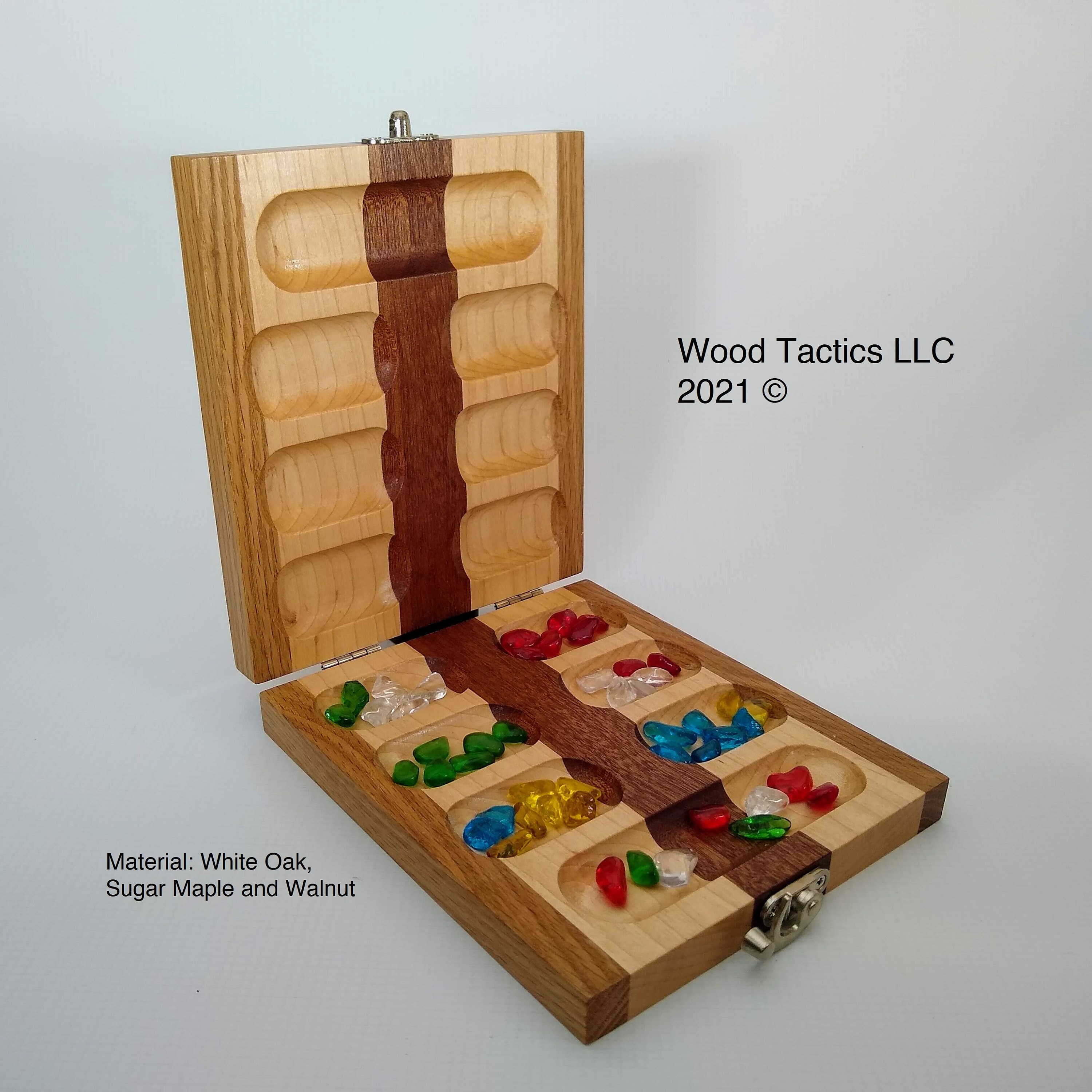 Mancala Folding Full Size Board Made From North American | Etsy