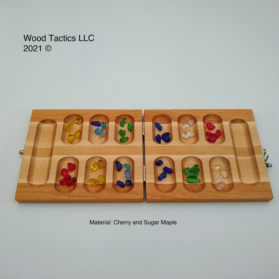 Mancala Folding Full Size Board Made From North American | Etsy